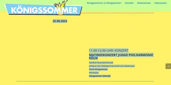 Konzertkalender | Volker Hartung